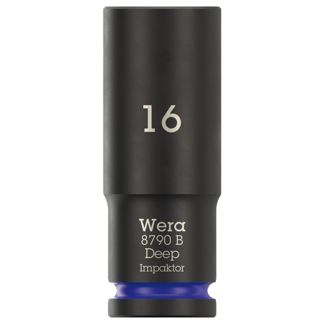 Wera 005557 8790 B Impaktor Deep Socket 3/8″ Drive x 16mm x 63mm - BC ...