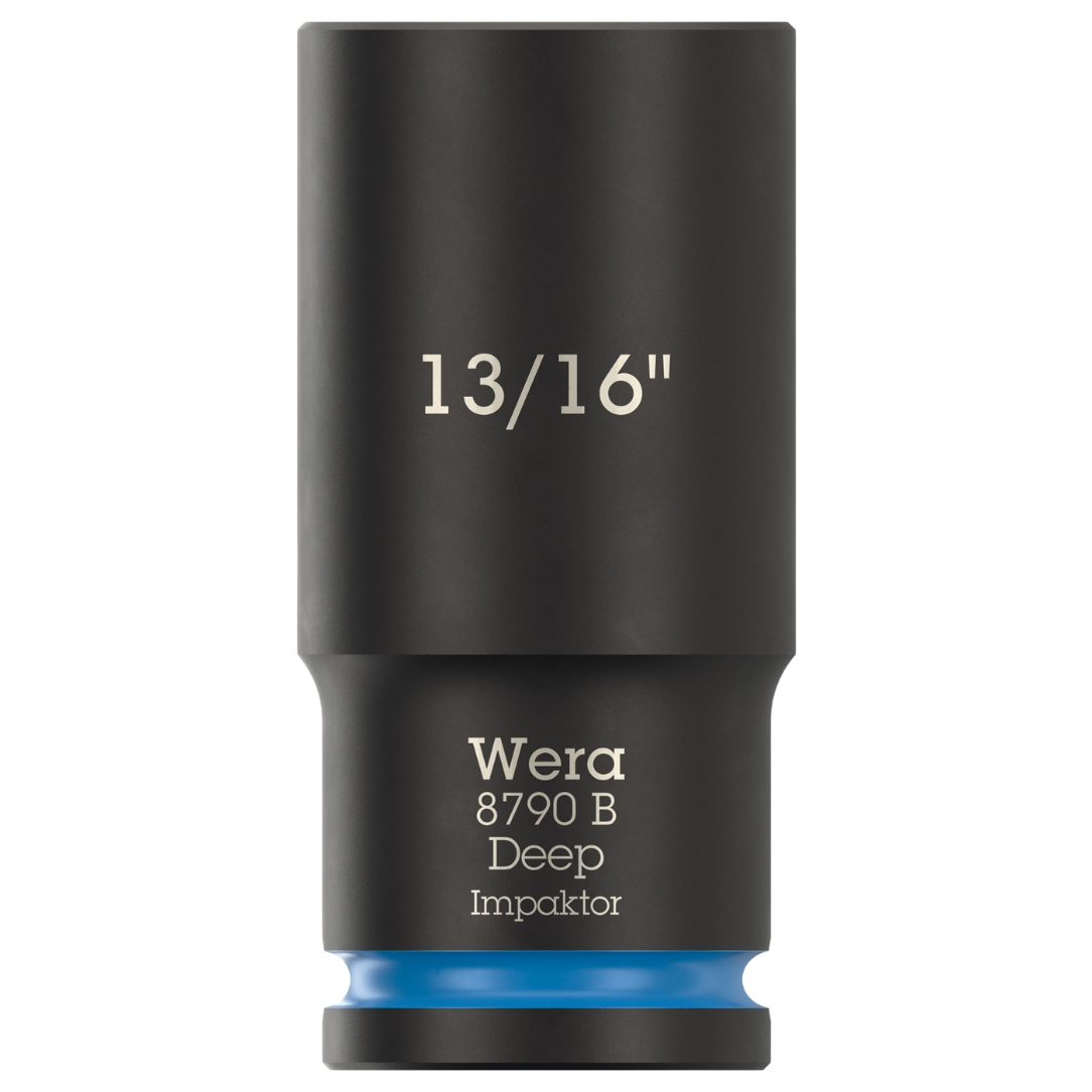 Wera 005573 8790 B Impaktor Deep Socket 3/8″ Drive x 13/16" x 63mm - BC ...