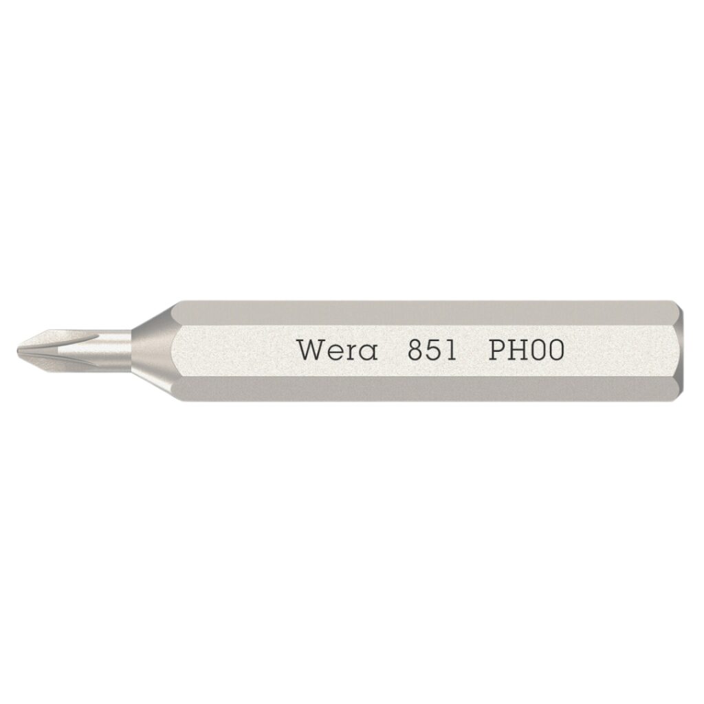 Wera 058120 851 Phillips Micro Driver Bit PH00 x 30mm 10-Pack - BC ...