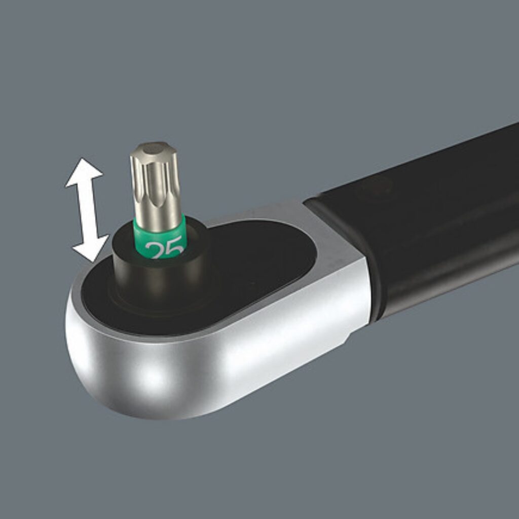 Wera 075691 Click-Torque Lock A 6 Torque Wrench, 1/4" Hex Drive, 2.5-25 ...