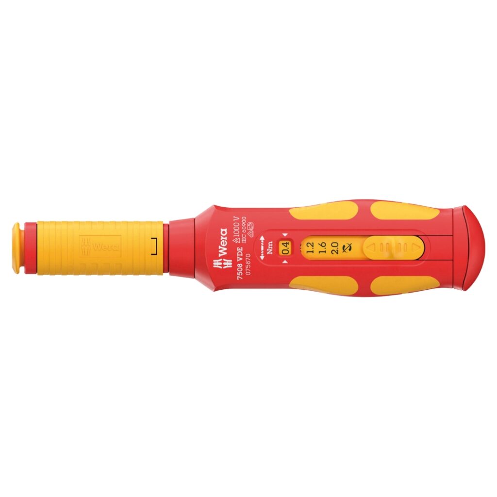 Wera 075870 7508 VDE Kraftform Safe-Torque Speed Torque Screwdriver, 0. ...
