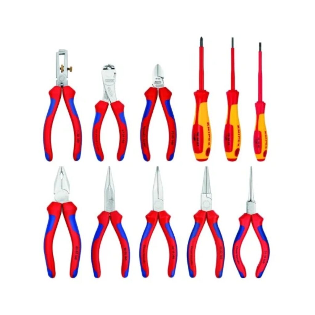 Knipex 001941 Tool Set with 1000V Insulated Screwdrivers in Tool Roll ...