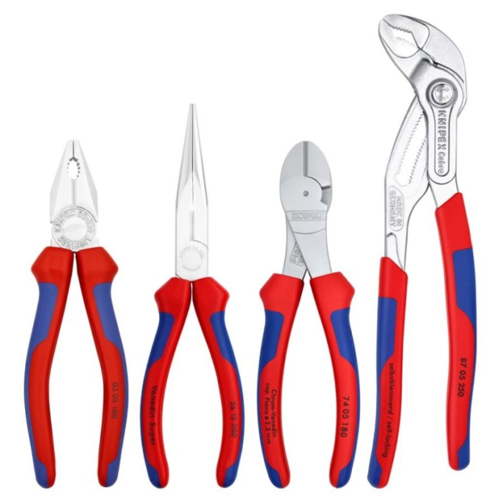 Knipex 002001V17 Chrome Pliers Set in Foam Tray 4-Piece - BC Fasteners ...