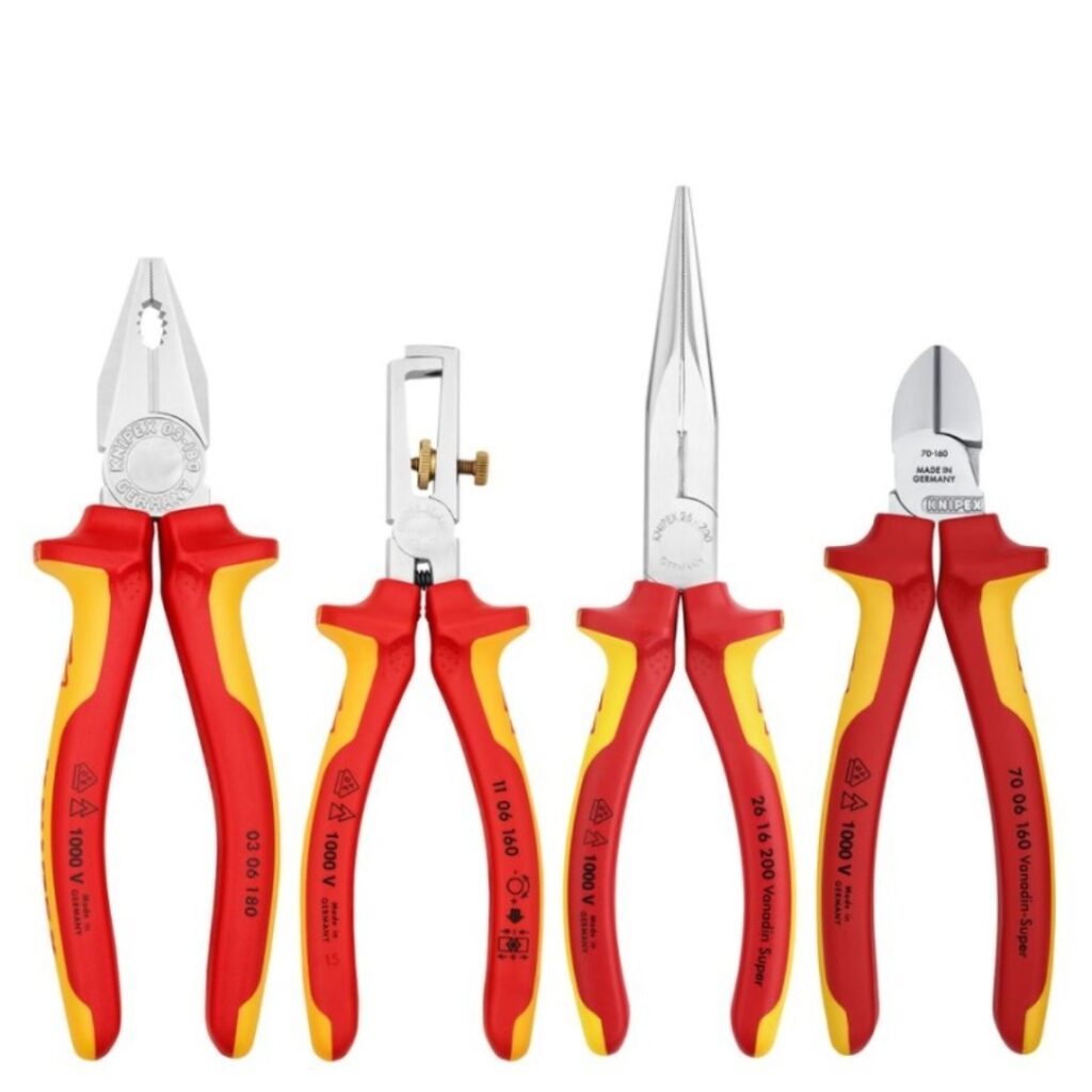 Knipex 002015 Insulated Tool Set in Case 4-Piece - BC Fasteners & Tools