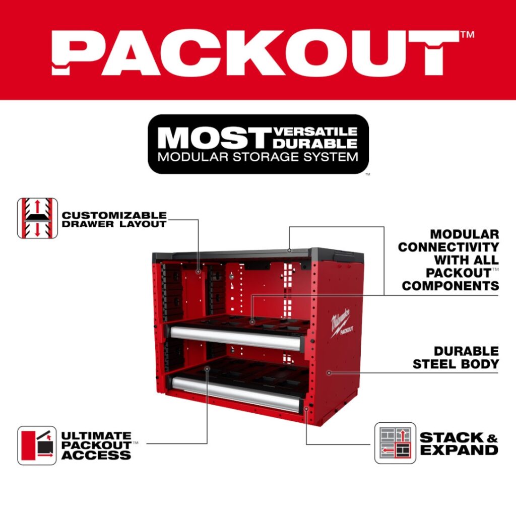 Milwaukee 48-21-8000 PACKOUT Rack - BC Fasteners & Tools