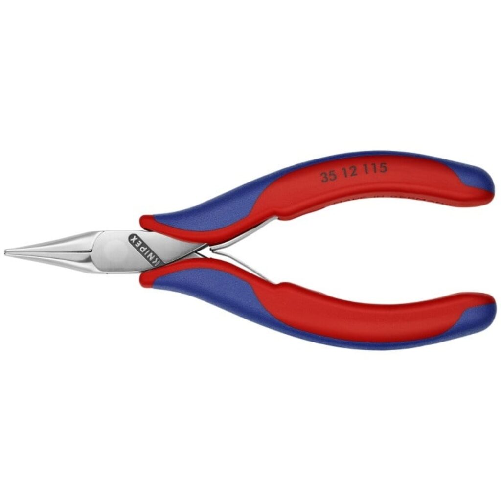 Knipex 3512115 4-1/2" Electronics Pliers - Flat Tips - BC Fasteners & Tools