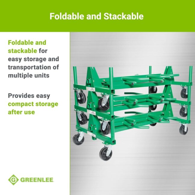 Greenlee 668 Mobile Conduit and Pipe Rack - BC Fasteners & Tools