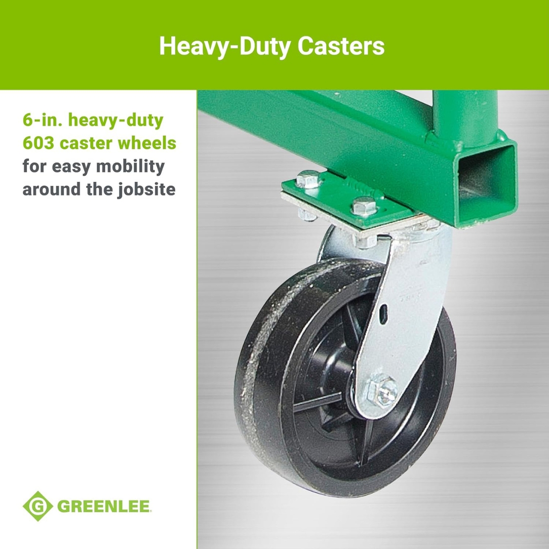 Greenlee 668 Mobile Conduit and Pipe Rack - BC Fasteners & Tools