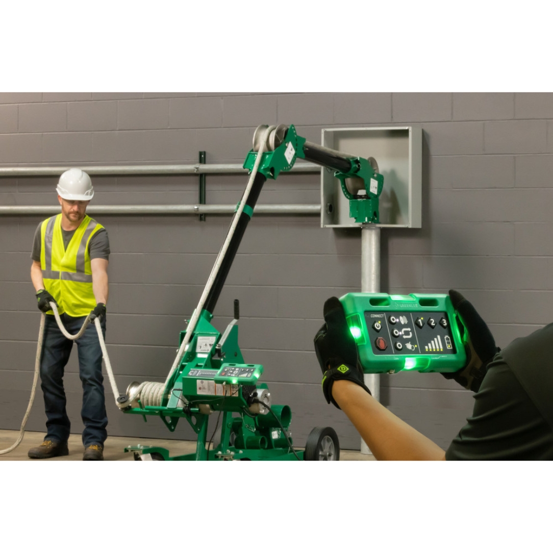 Greenlee GX10-GPC 10k TUGGER Package with Mobile VERSIBOOM and Pull ...
