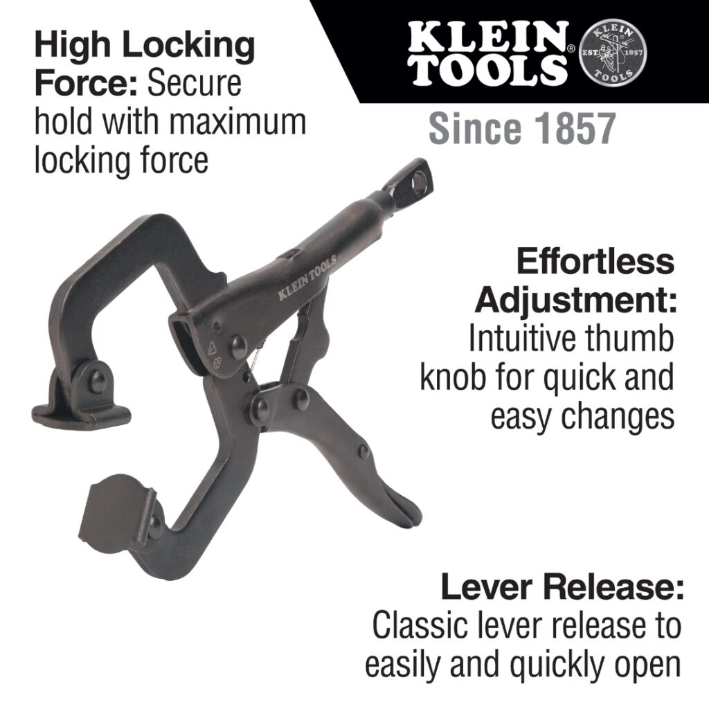 Klein 38662 6" and 11" C-Clamp Locking Pliers with Swivel Jaws Set - BC ...