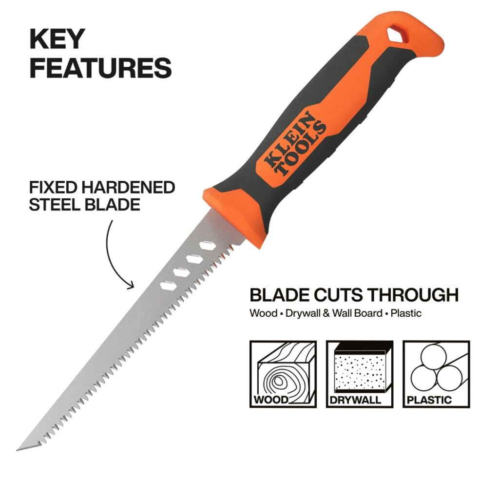 Klein 31711 Fixed Blade Rasping Jab Saw - BC Fasteners & Tools