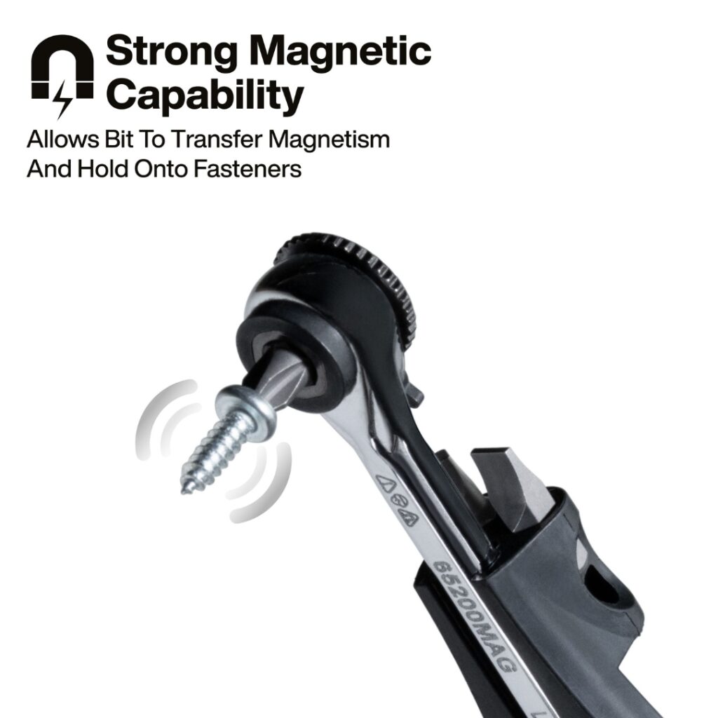 Klein 65200MAG Slim-Profile Magnetic Mini Ratchet - BC Fasteners & Tools